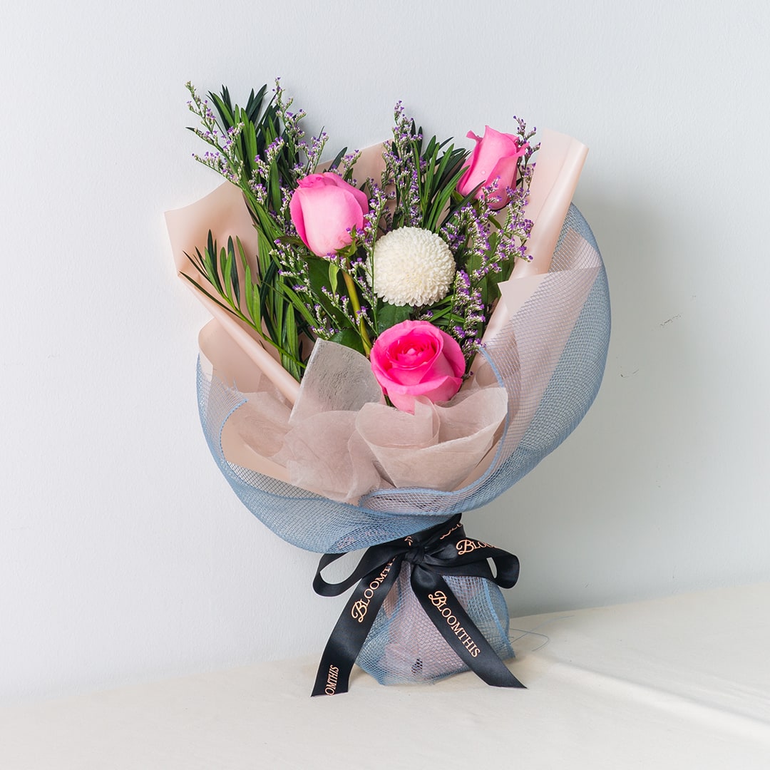 Adele Rose Bouquet | Free Delivery | Bloomthis SG
