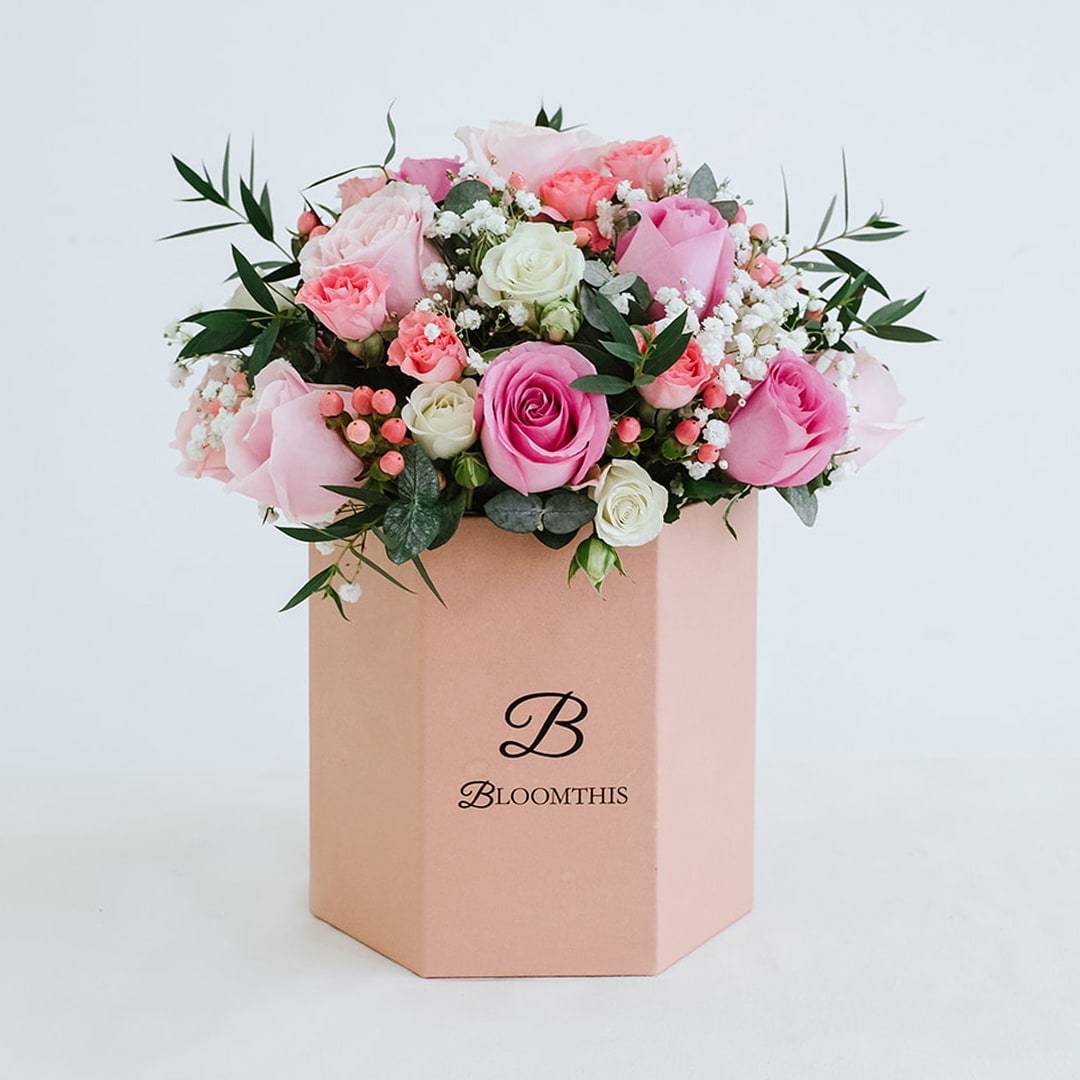 Marianne Rose Flower Box | Free Delivery | Bloomthis SG